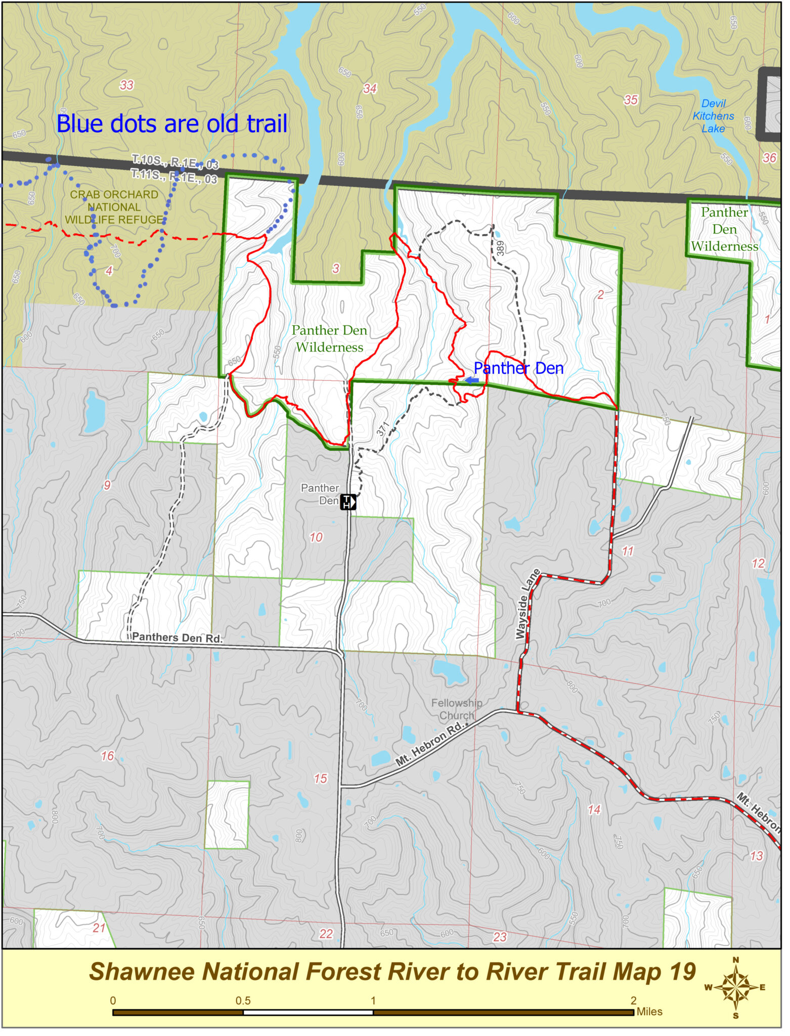Newer Maps – River to River Trail Hike