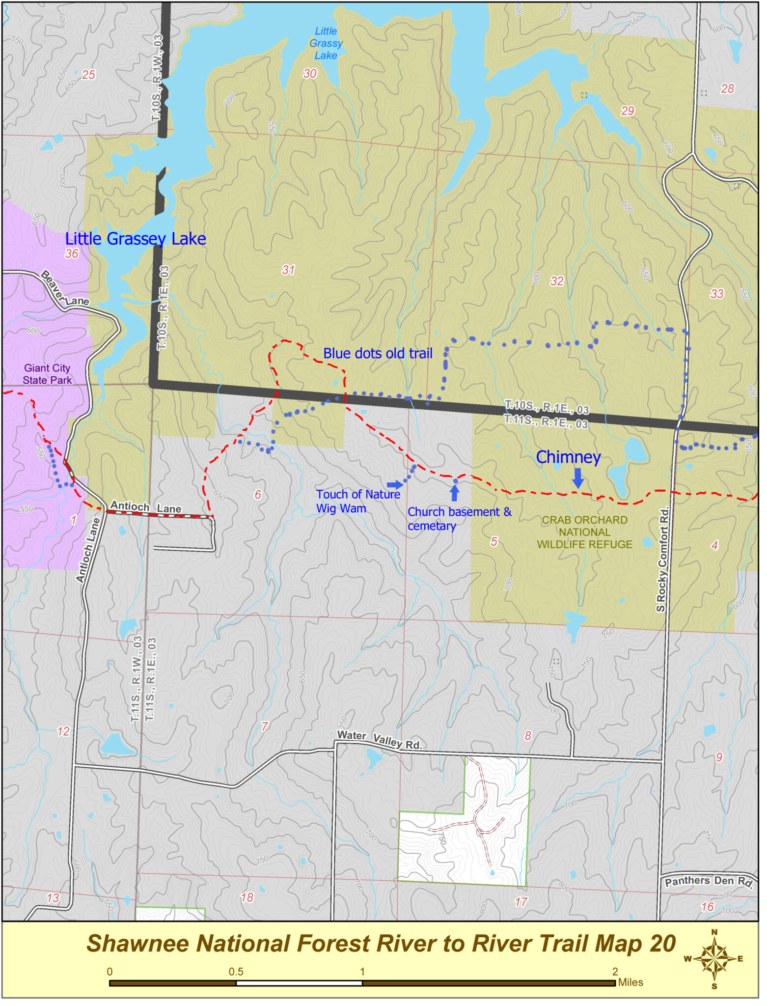 Newer Maps – River to River Trail Hike