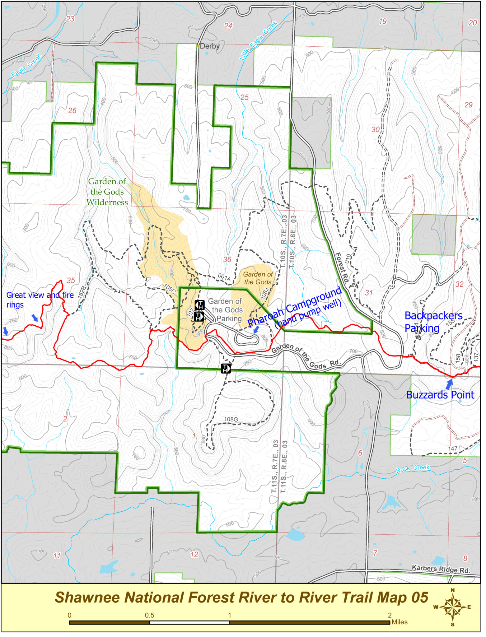 Newer Maps – River to River Trail Hike